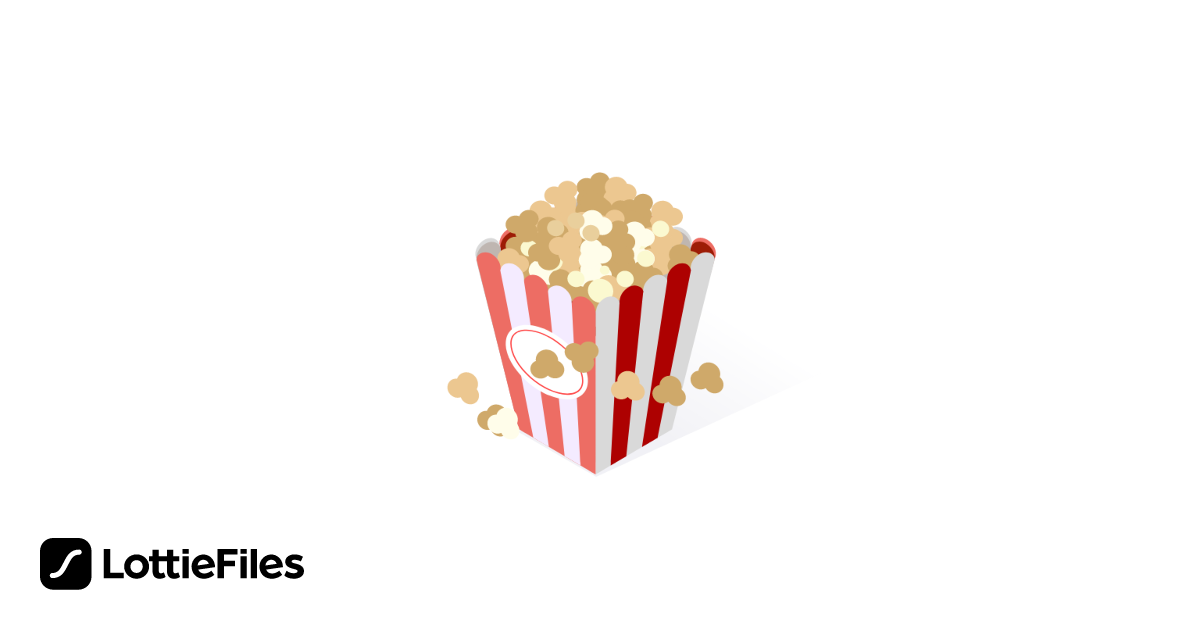 Free Popcorn Animation by James Maloney | LottieFiles