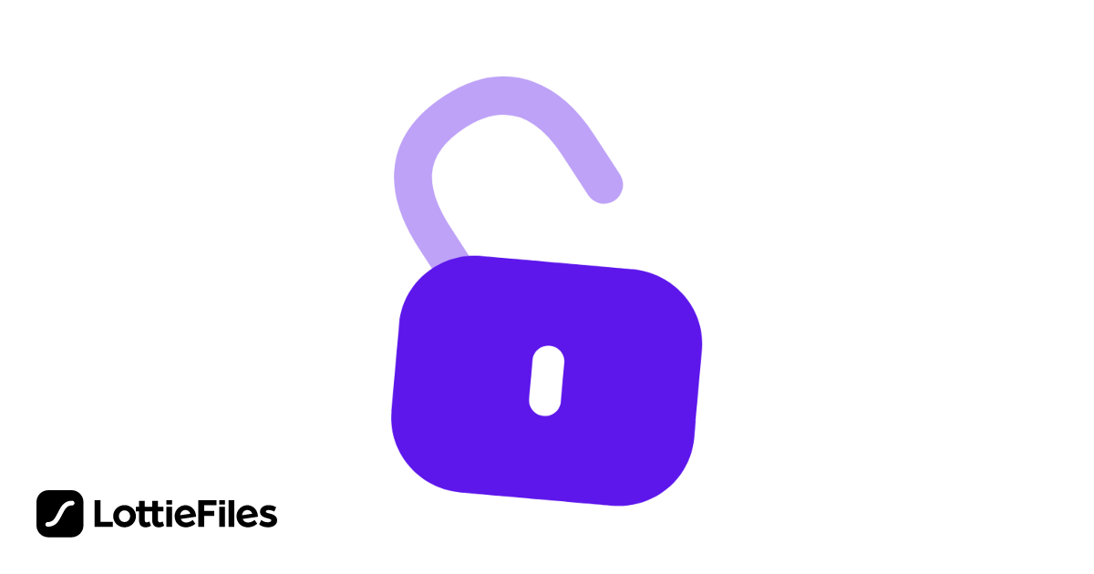 Free Privacy Lock Purple Animation by Darren Candra | LottieFiles