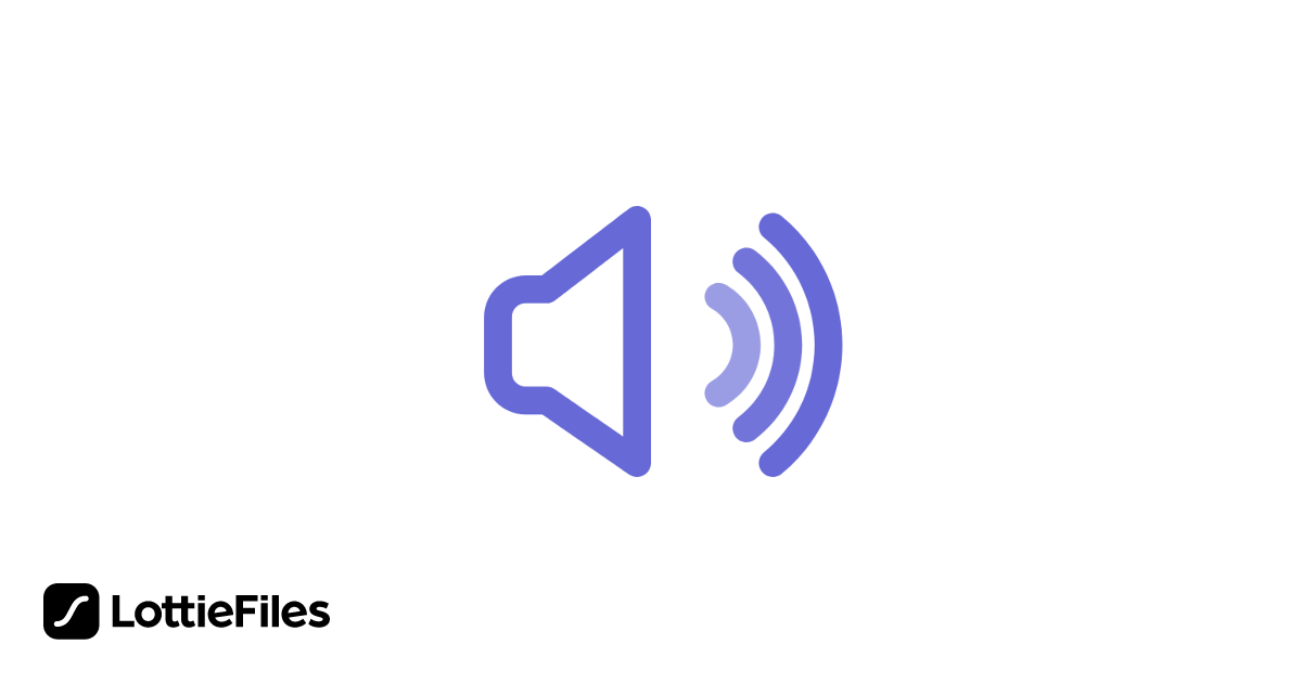 Free Speaker Icon Animation by Goutham | LottieFiles