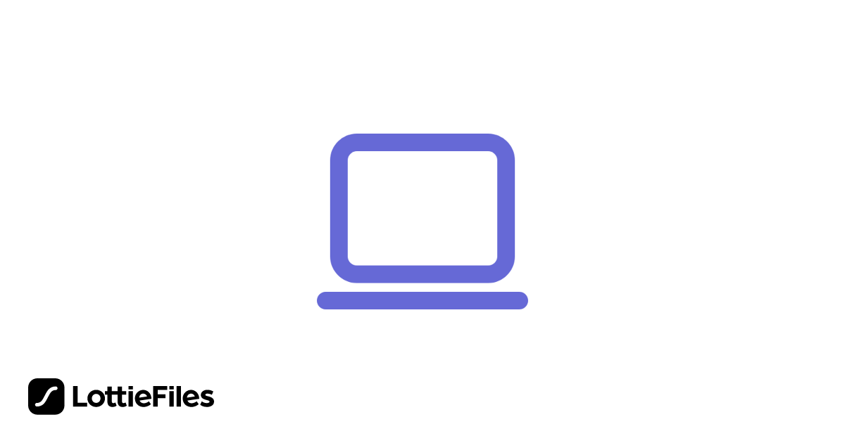 Free Laptop Icon Animation by Goutham | LottieFiles