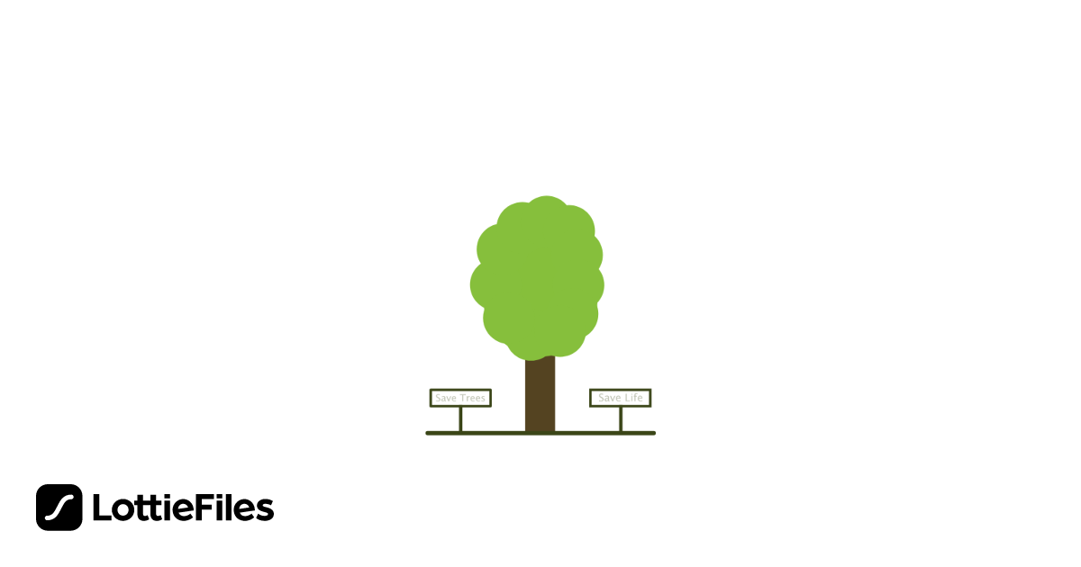 Free Save Trees Animation Animation by Parth Vardhani | LottieFiles