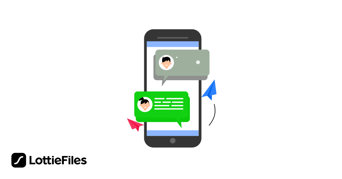 Free Business SMS Messaging icon Animation by Muhammad | LottieFiles