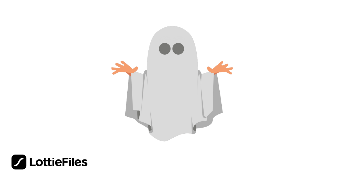 Free Spooky Ghost Loader Animation by Irfan | LottieFiles