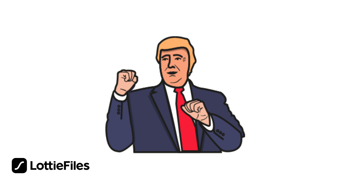 Free trump Animation by Dolev Brosh | LottieFiles