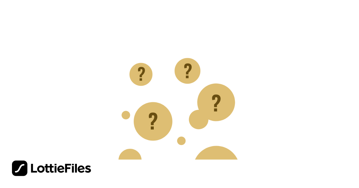 Free Golden Question Animation by Eliott | LottieFiles
