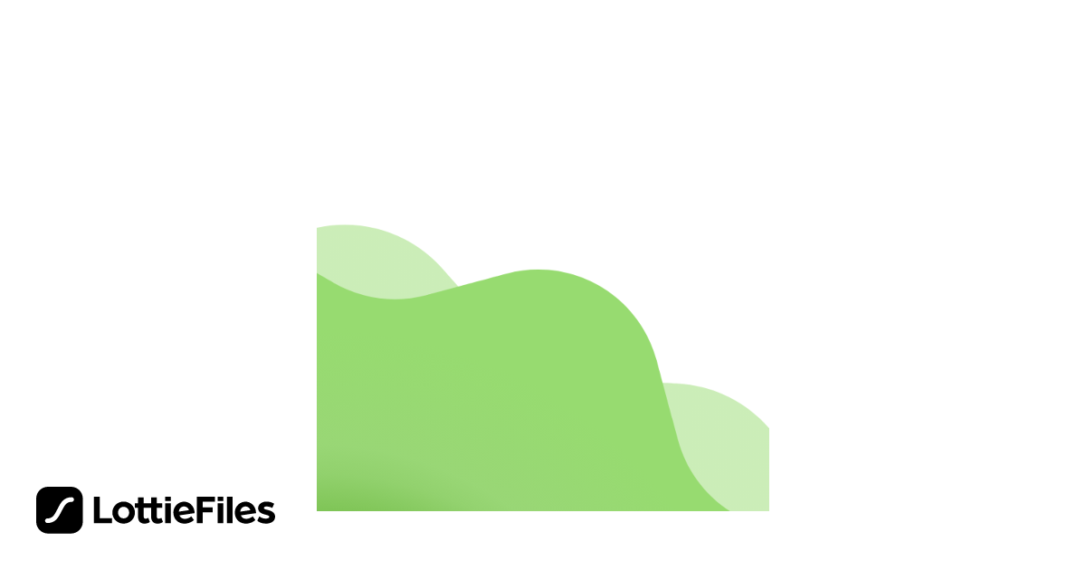 Free Green Wave Animation by Deepak | LottieFiles