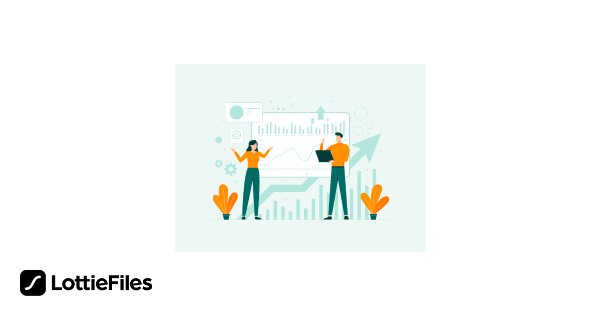 Free Stock Market Analysis Animation by Rizwan Babar | LottieFiles