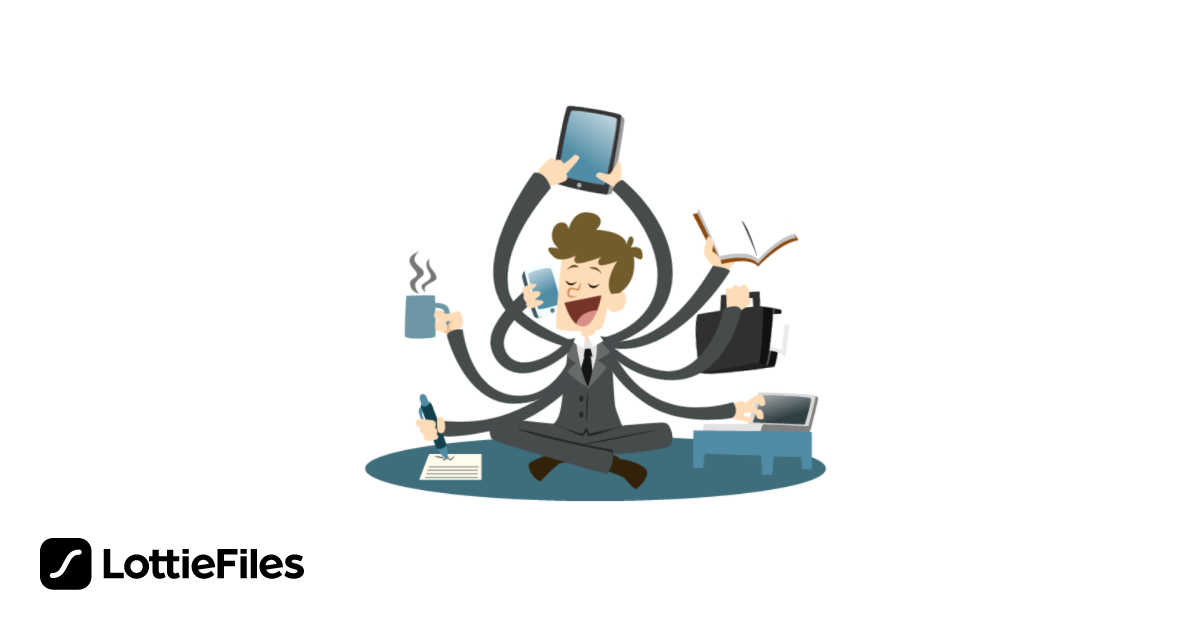 Free MultiTask Animation by maxime | LottieFiles