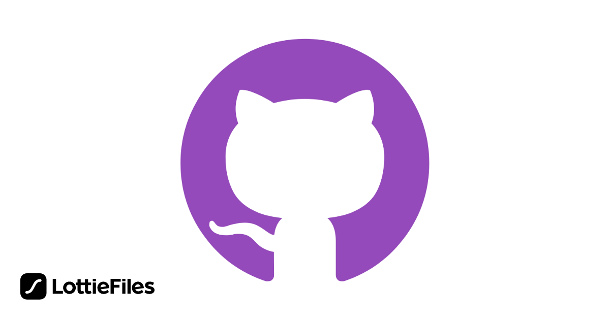 Free Purple Git Cat Animation by Lucas | LottieFiles