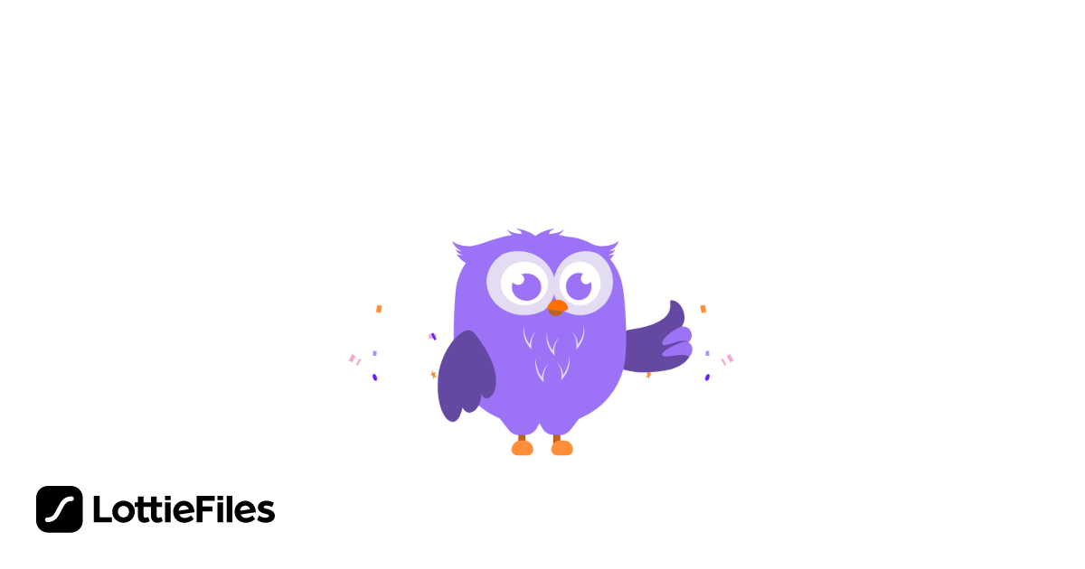 Free Thumbs up birdie Animation by Brian | LottieFiles