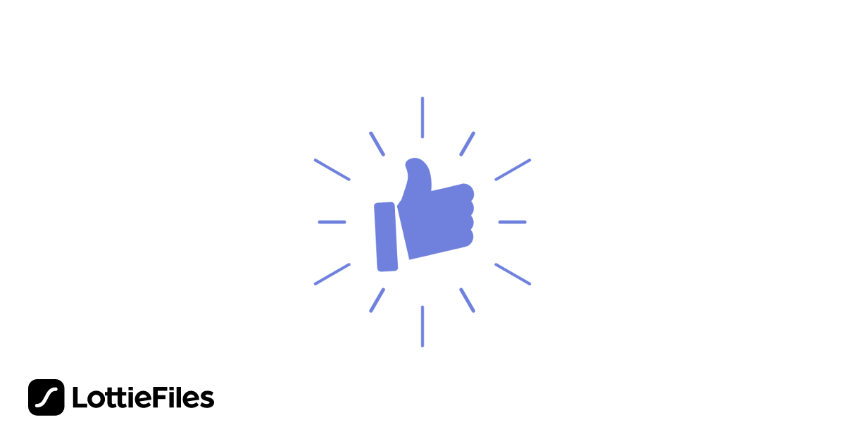 Free Thumbs Up Animation by Vikrant | LottieFiles