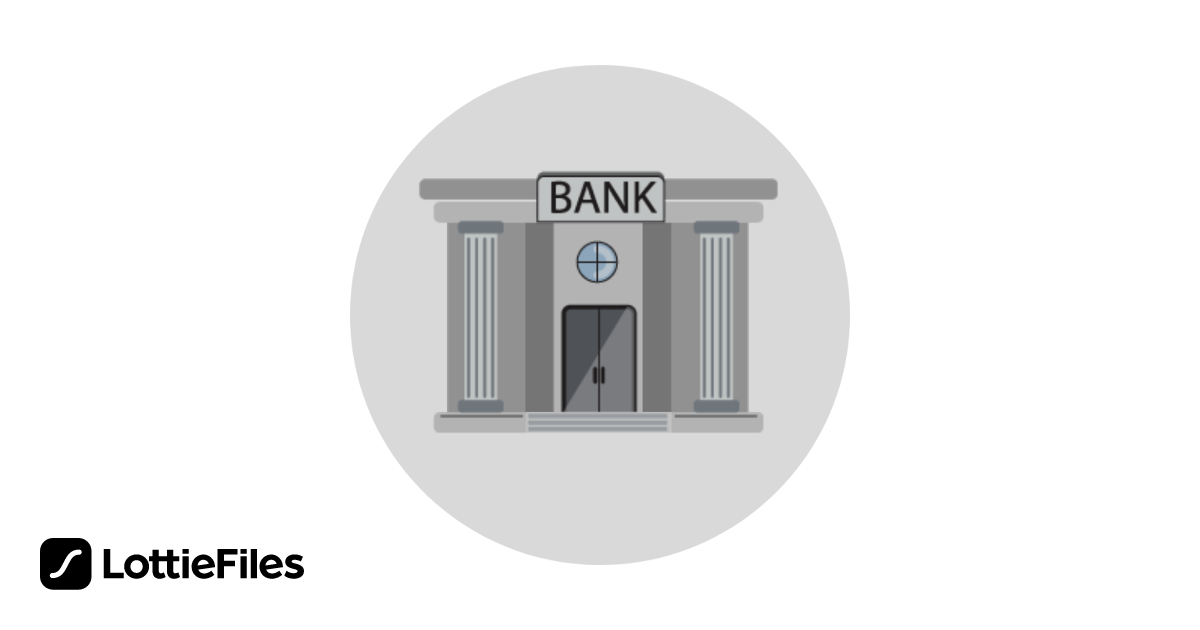 Free bank building Animation by teguh andriarmoko | LottieFiles