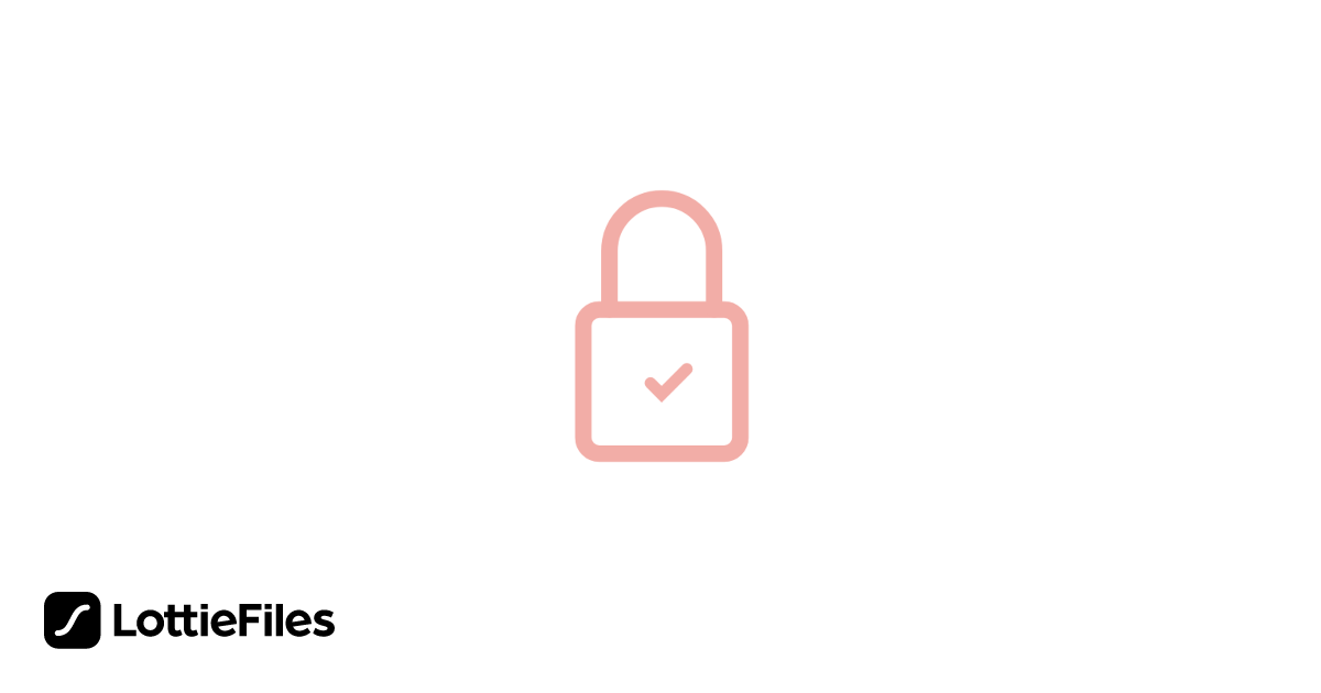 Free SSL Lock Animation by Brendan Stanton | LottieFiles