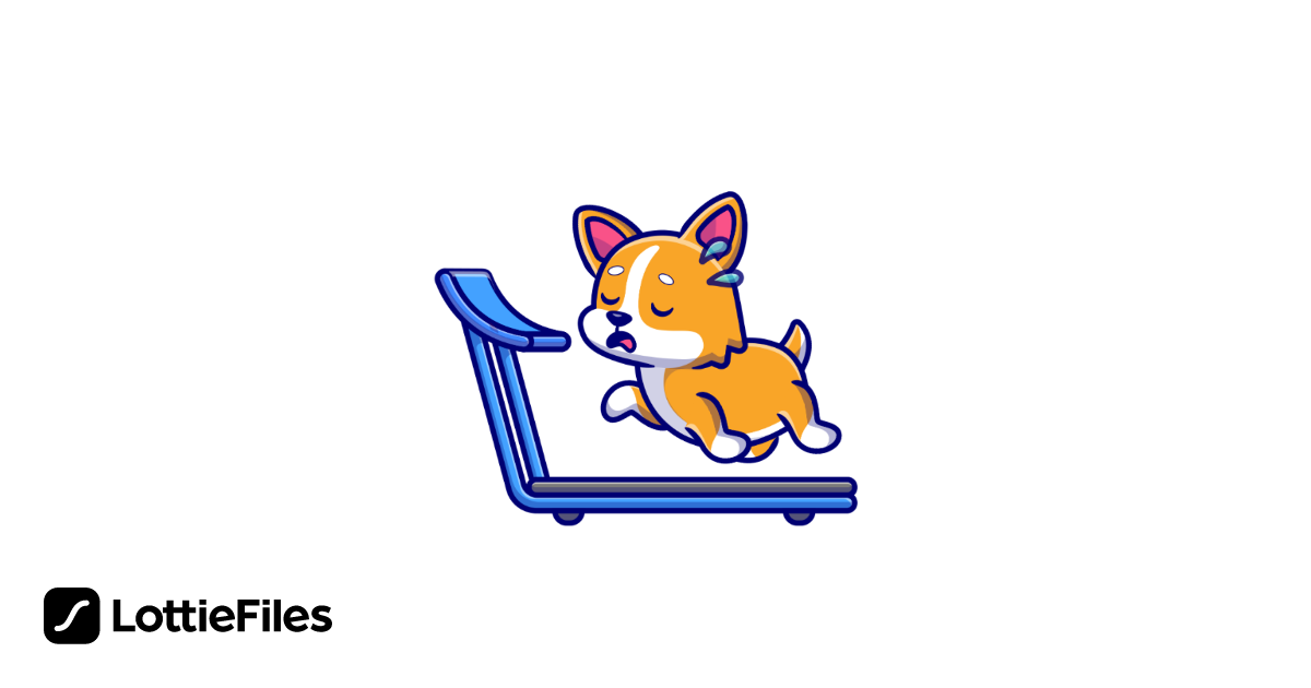 Free Run Dog Run Animation by Hiren | LottieFiles
