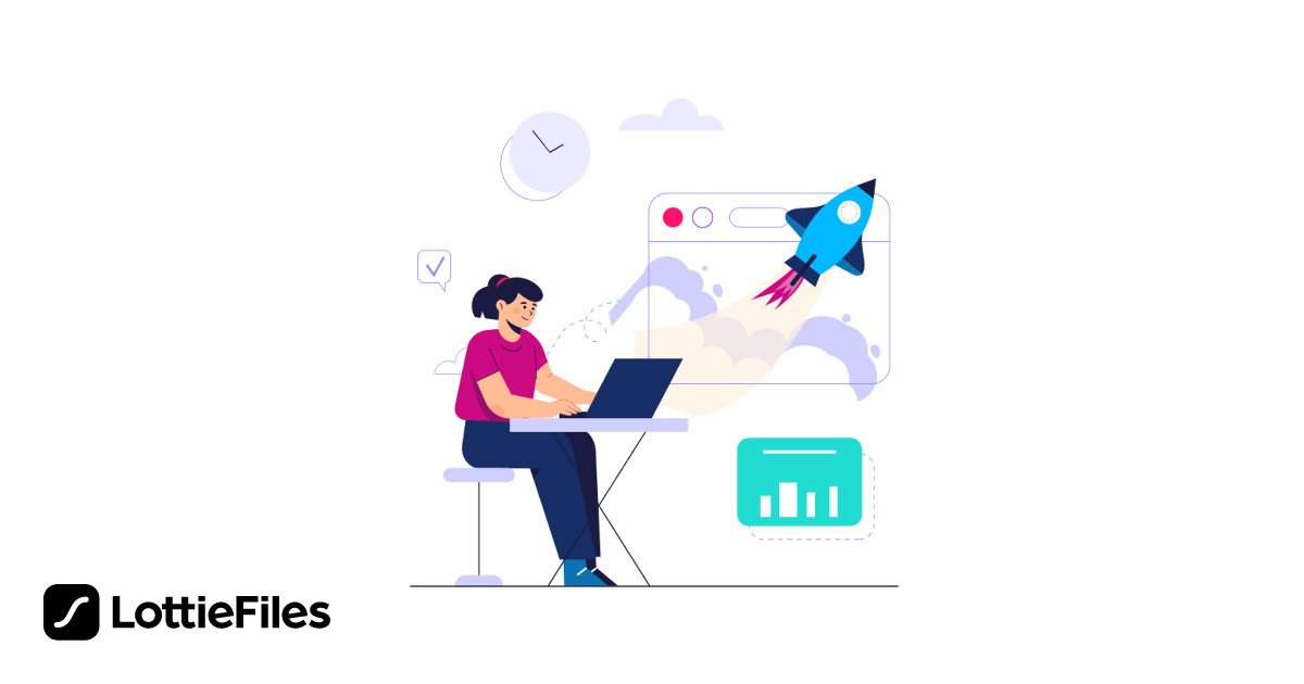 Free Learning Data Animation by Alanna | LottieFiles