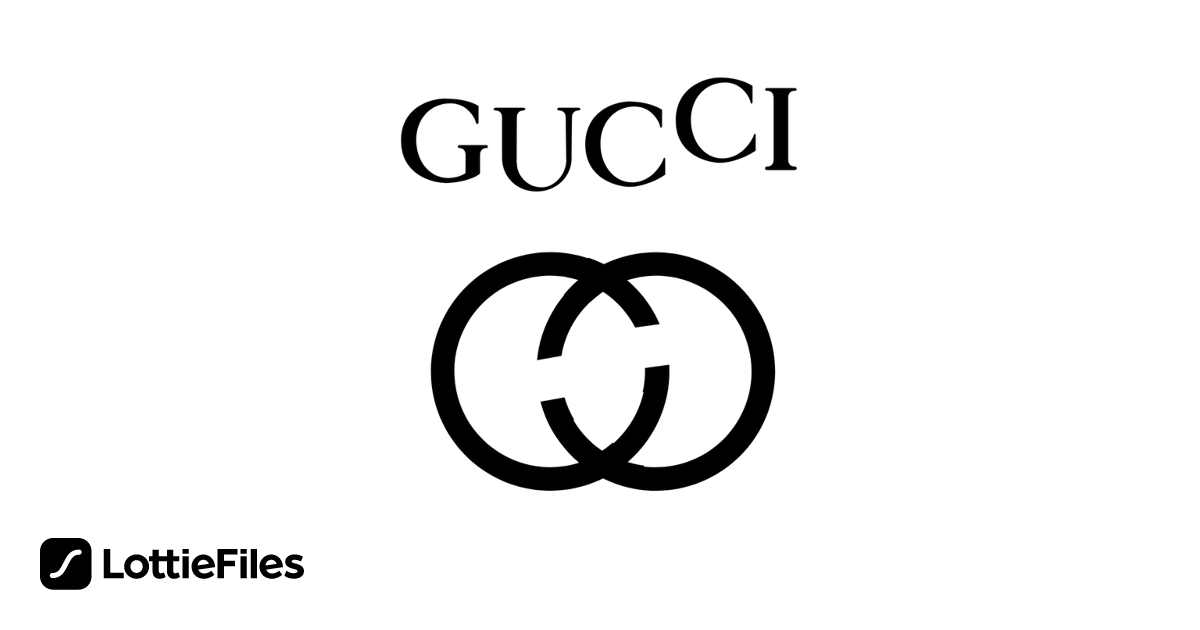 Free GUCCI Logo Lottie JSON Animation By RJLottieJSON Animation by RJ ...
