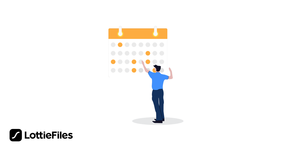 Free Calendar Date Selection Animation by Mohit | LottieFiles