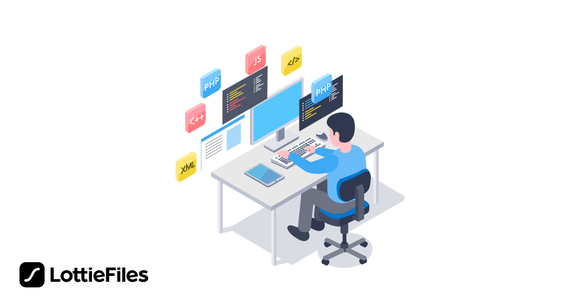 Free Programmer Animation by Mikhail Voloshin | LottieFiles