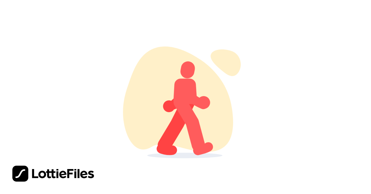 Free Walk cycle slow Animation by Zed | LottieFiles