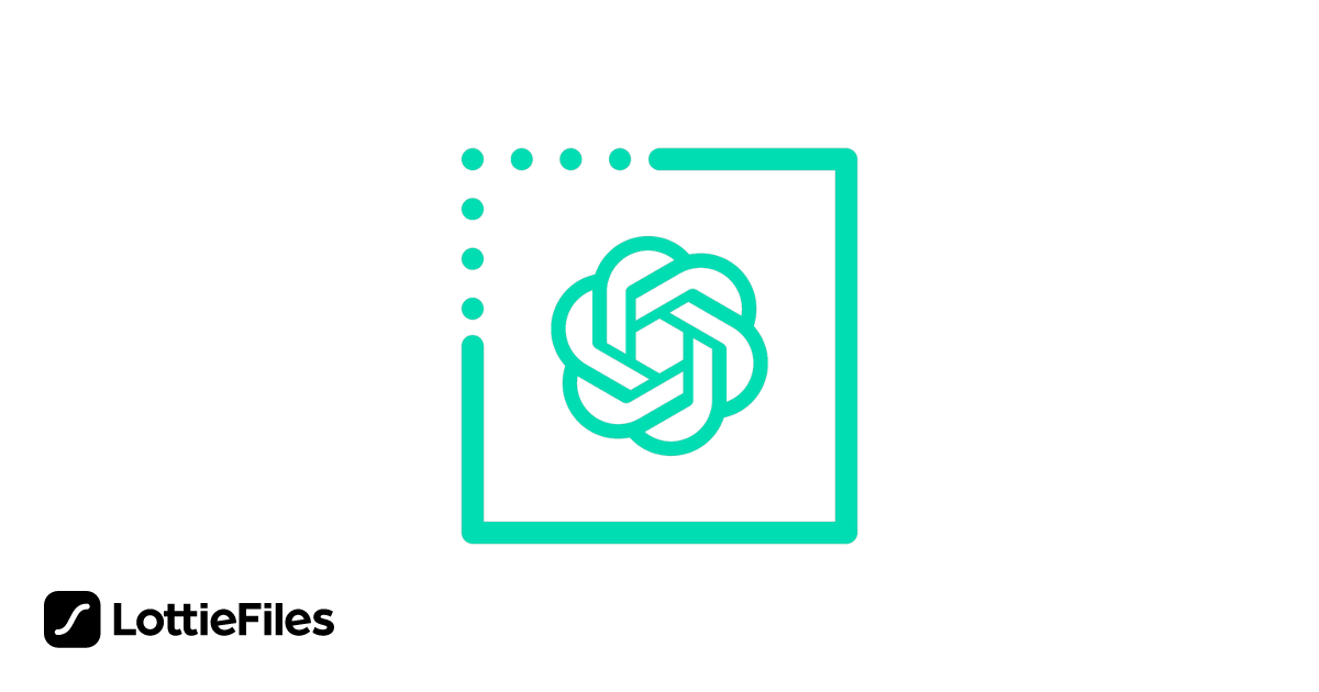 Free Chatgpt icon Lottie JSON animation Animation by Weblodge | LottieFiles