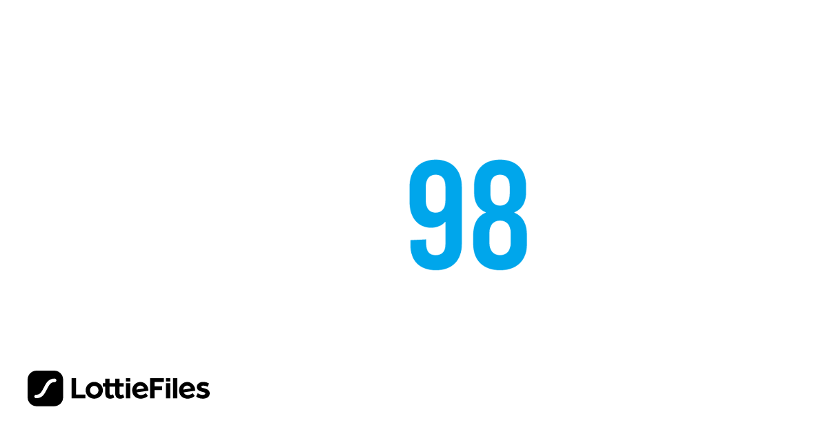 Free 98number Animation by dk super6 | LottieFiles