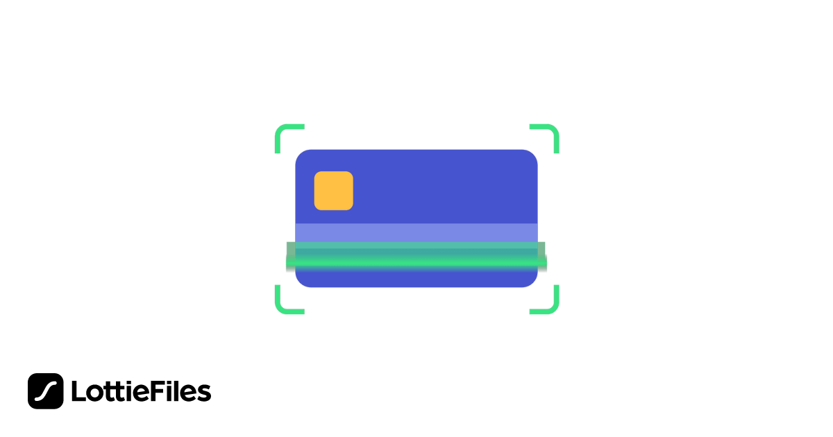 Free Card Scan Loop Loader Animation by Plain | LottieFiles