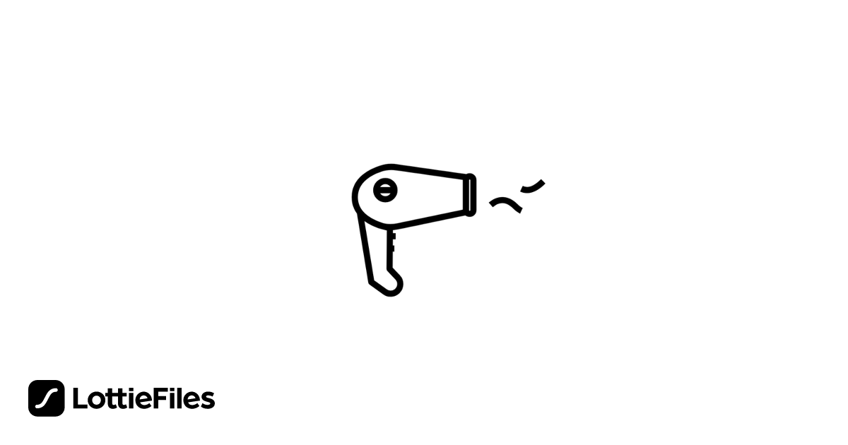 Free Hair dryer Animation by Bushra | LottieFiles