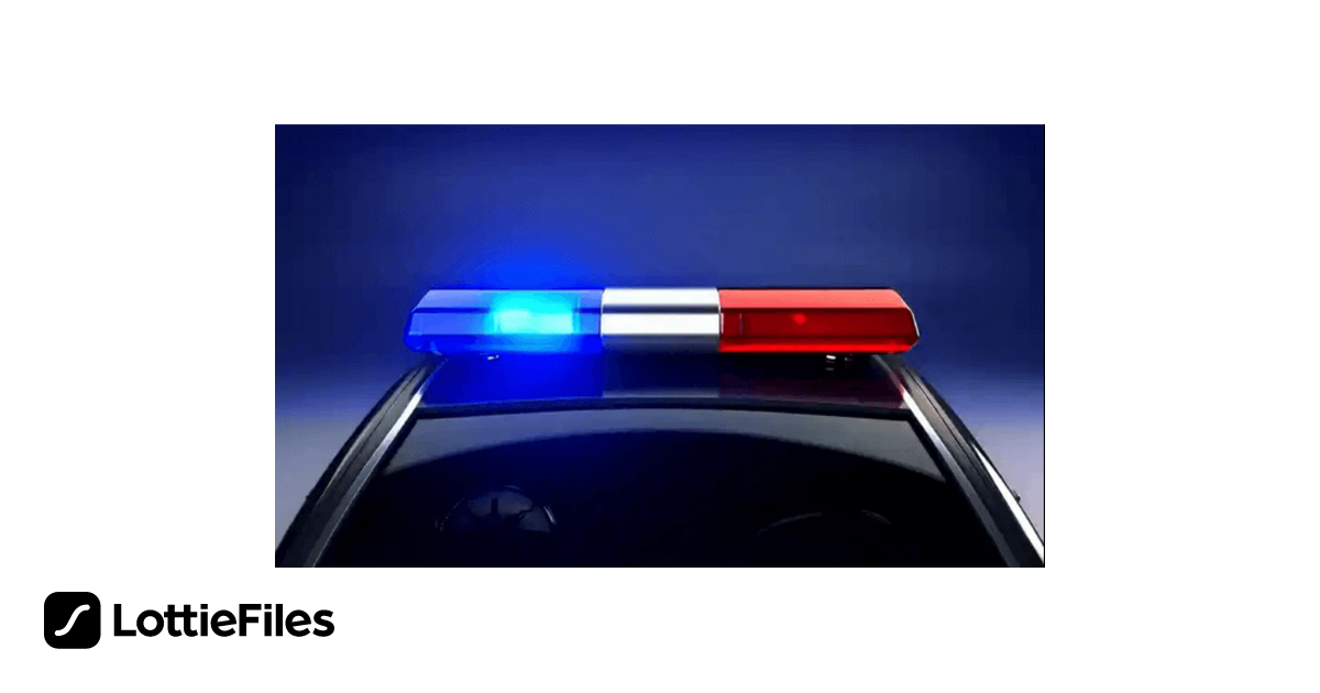 Free Police Siren Animation by Carlos | LottieFiles