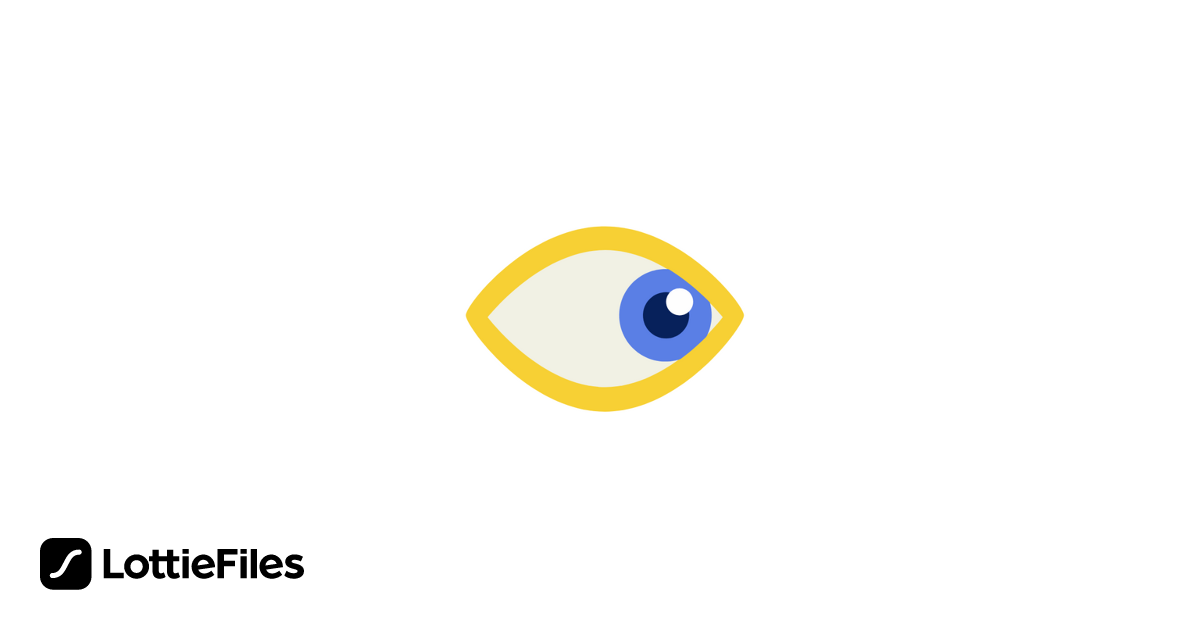 Free Curious Eye Animation by Nur Hafizah | LottieFiles