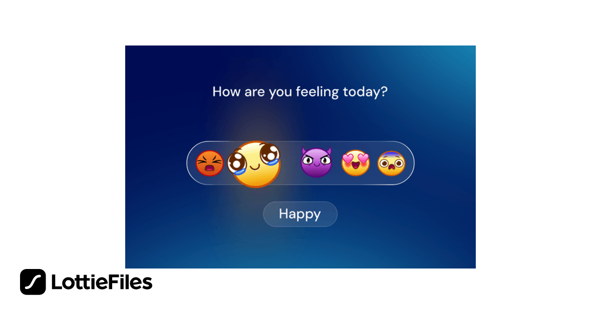 Free Mood Selector Animation by Sanjib | LottieFiles