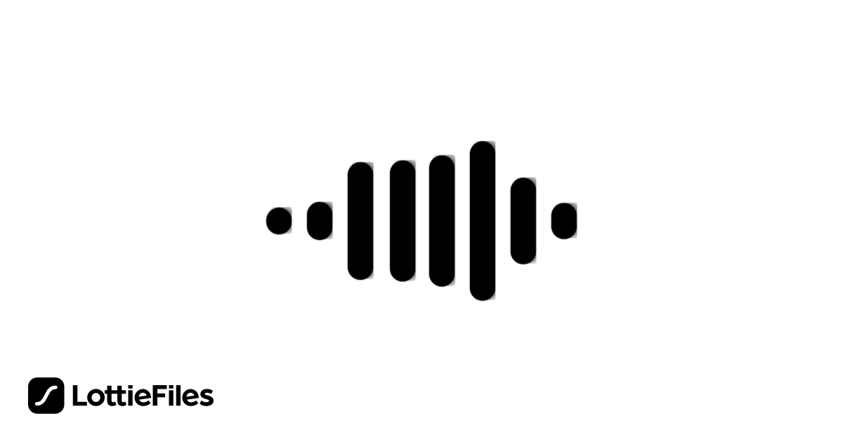 Free Audio Wav Animation by Dante | LottieFiles