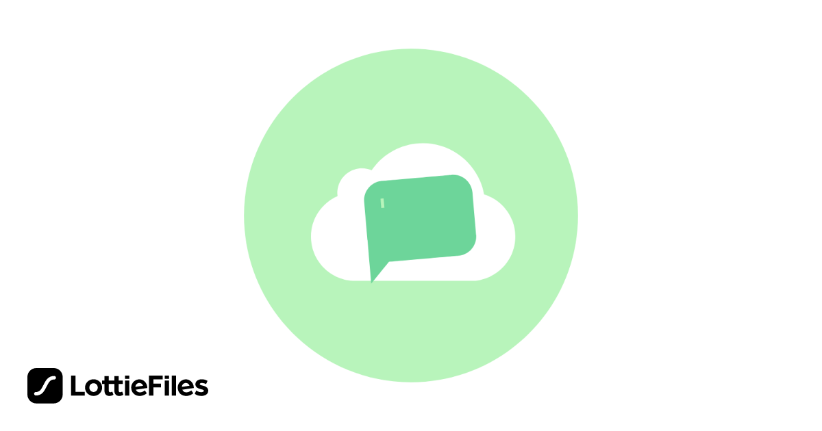 Free Cloud Chatting Animation by Birju Raikwar | LottieFiles