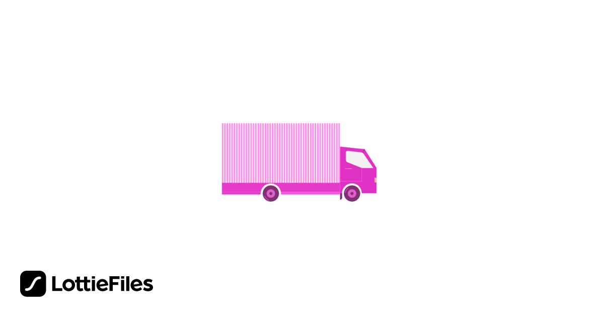 Free Pink truck Animation by Mfundo Jose | LottieFiles