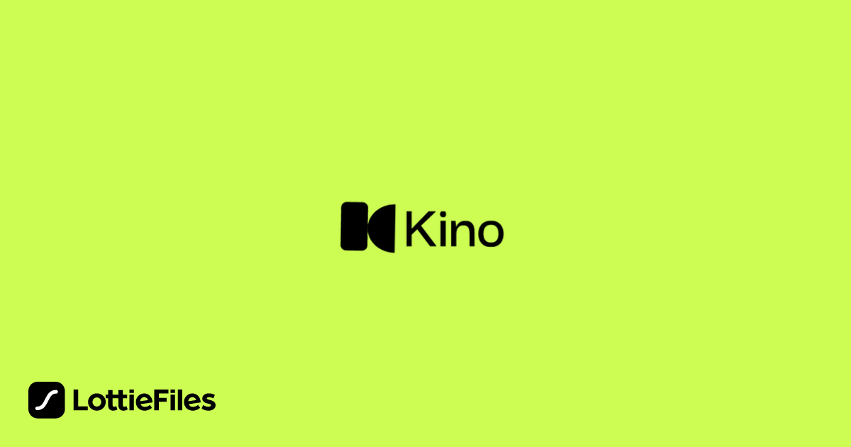 Free Kino Logo Animation by Panna | LottieFiles