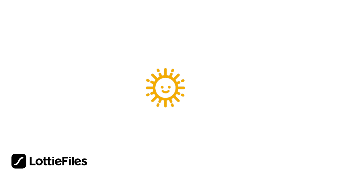 Free Sun Animation by Diego Armando | LottieFiles