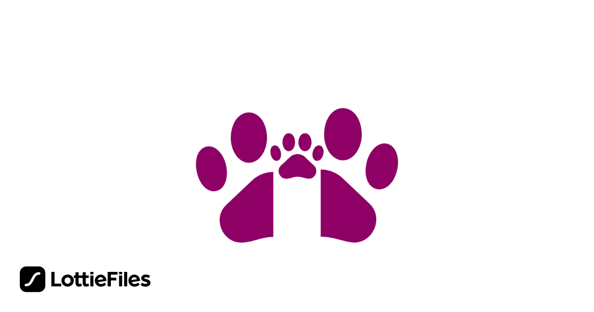 Free Paw Loading Animation by Amr | LottieFiles