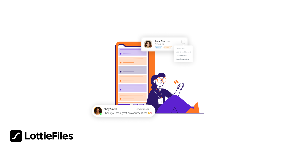Free Pathable Homepage Hero Animation by Max Pedrero | LottieFiles