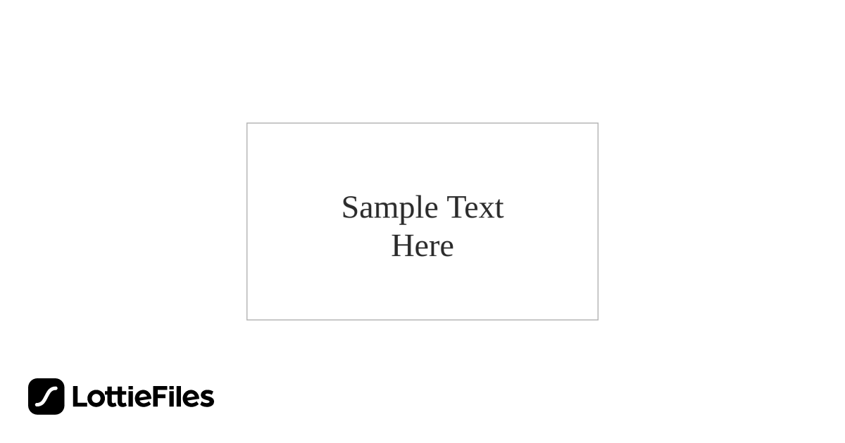 Free Fade In Out text Animation by Sidharth Surathkal | LottieFiles