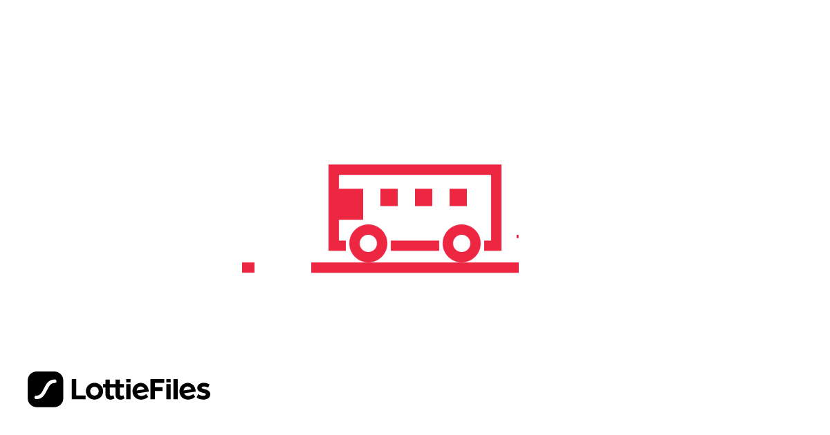 Free RED BUS Animation by Nidhi Taneja | LottieFiles
