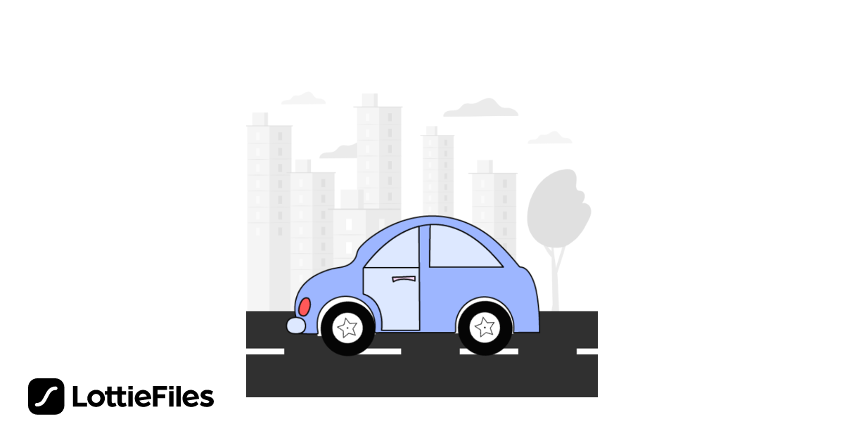 Free Running car on Road Animation by Anayatul Islam Nayeem | LottieFiles