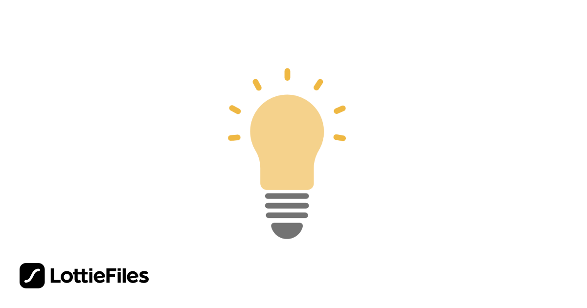 Free Idea bulb Animation by SM | LottieFiles