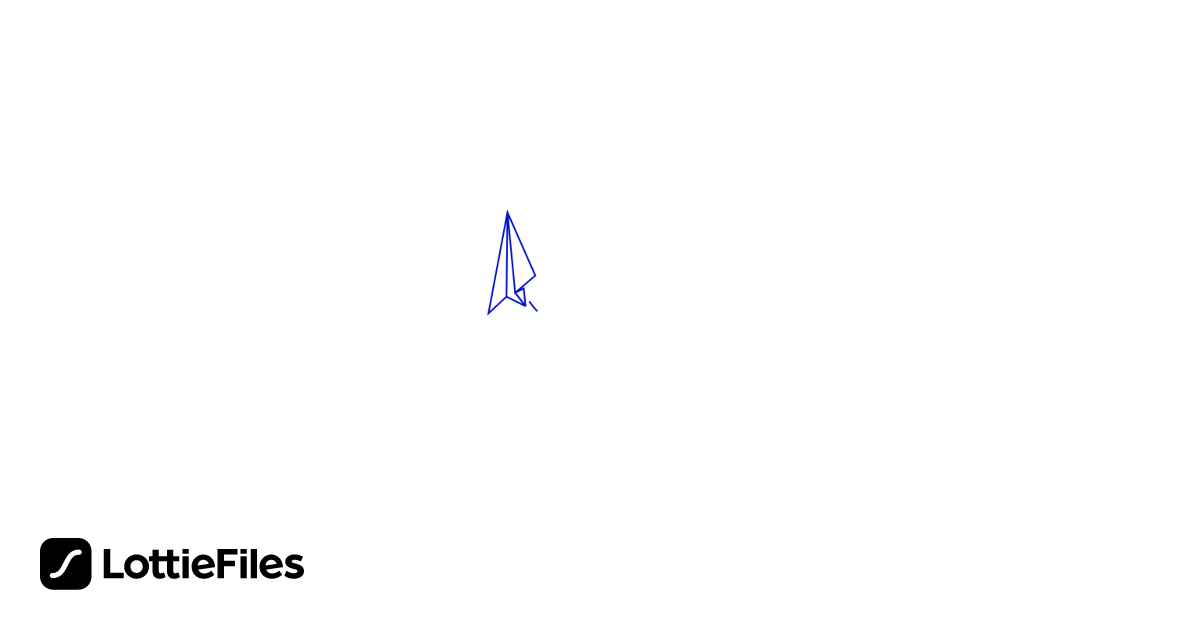 Free Line paper plane Animation by Sonia | LottieFiles