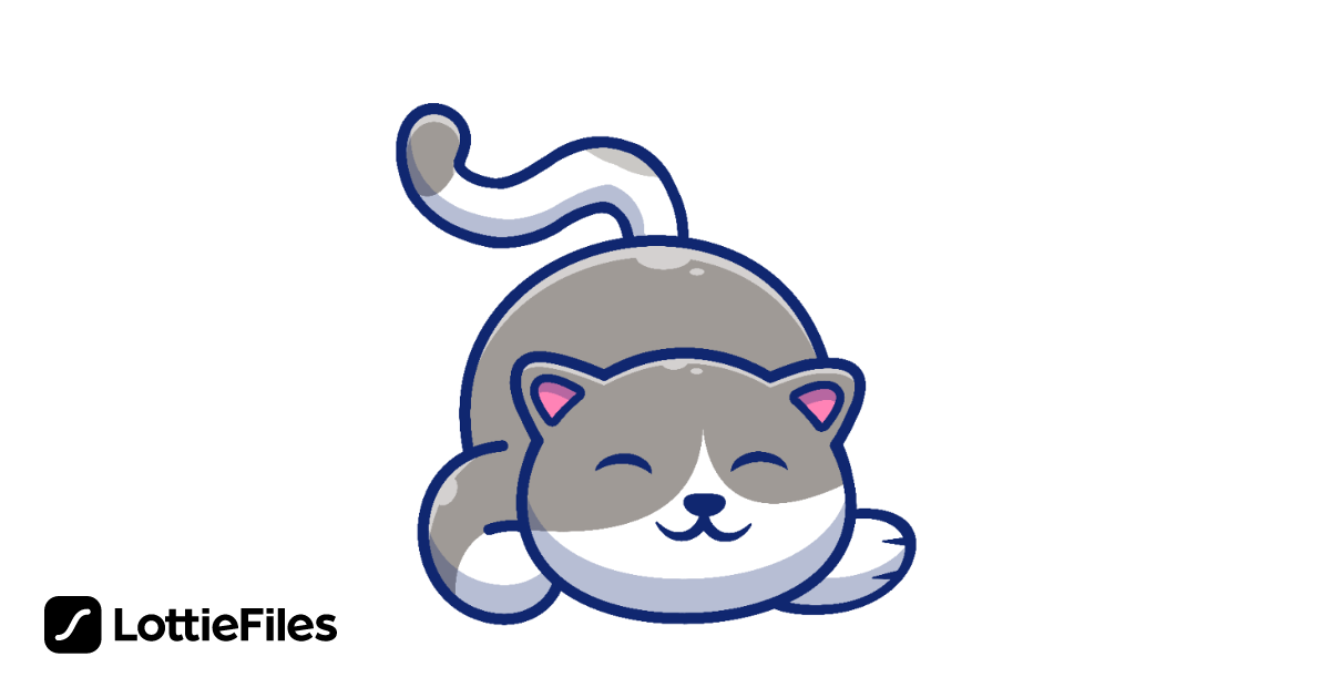 Free Cute cat Animation by Araks | LottieFiles
