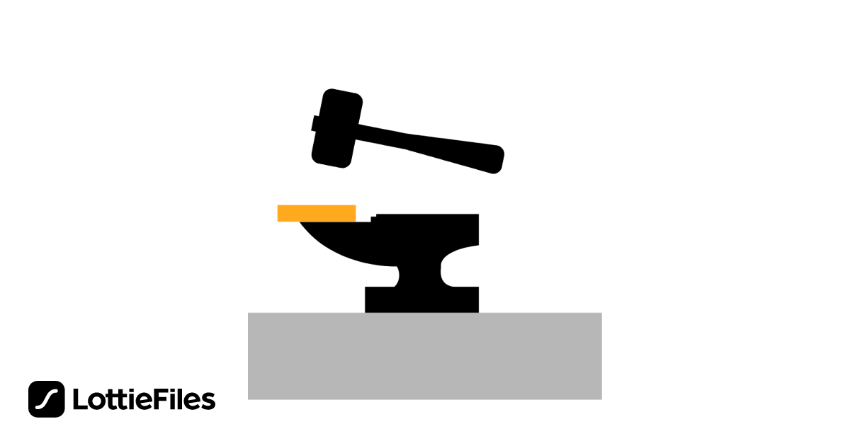 Free Anvil Animation by Alexis Pokojski | LottieFiles