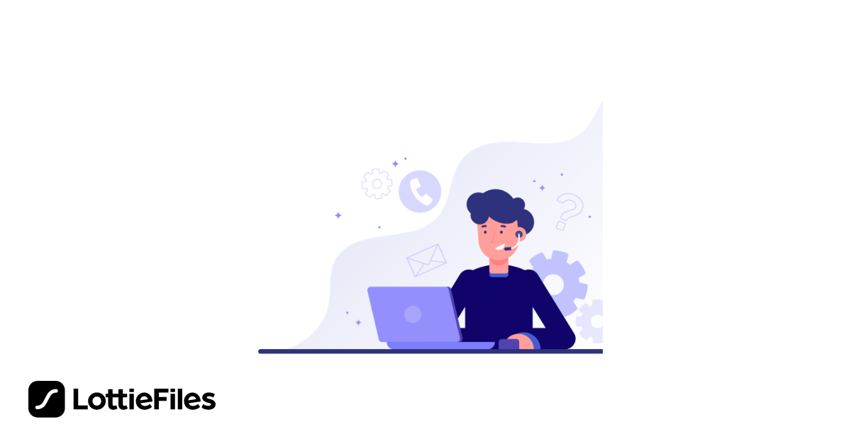 Free contact us Animation by Nabil Mersni | LottieFiles