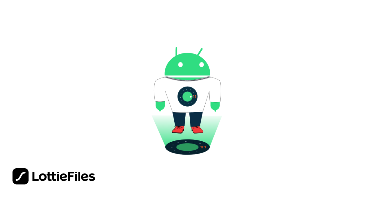 Free android-11-bugdroid Animation by Aravinth | LottieFiles