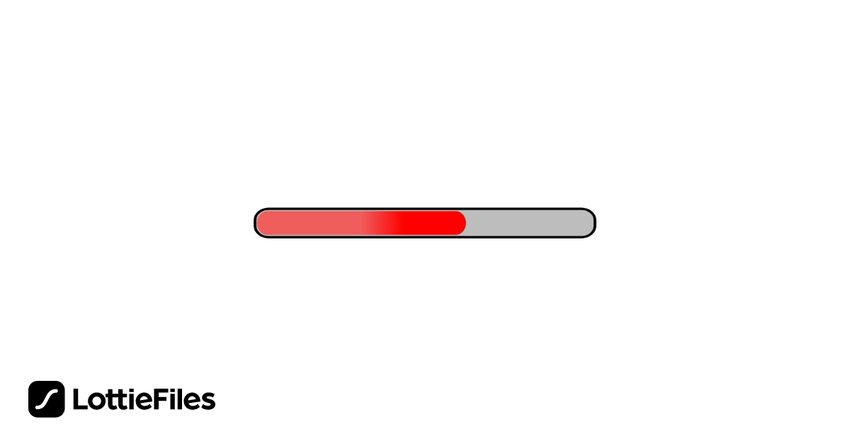 Free progress bar Animation by Allan Ribas | LottieFiles