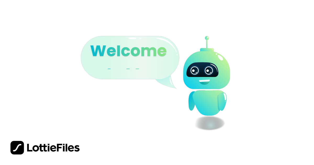 Free robot welcome Animation by Maryl Mae | LottieFiles