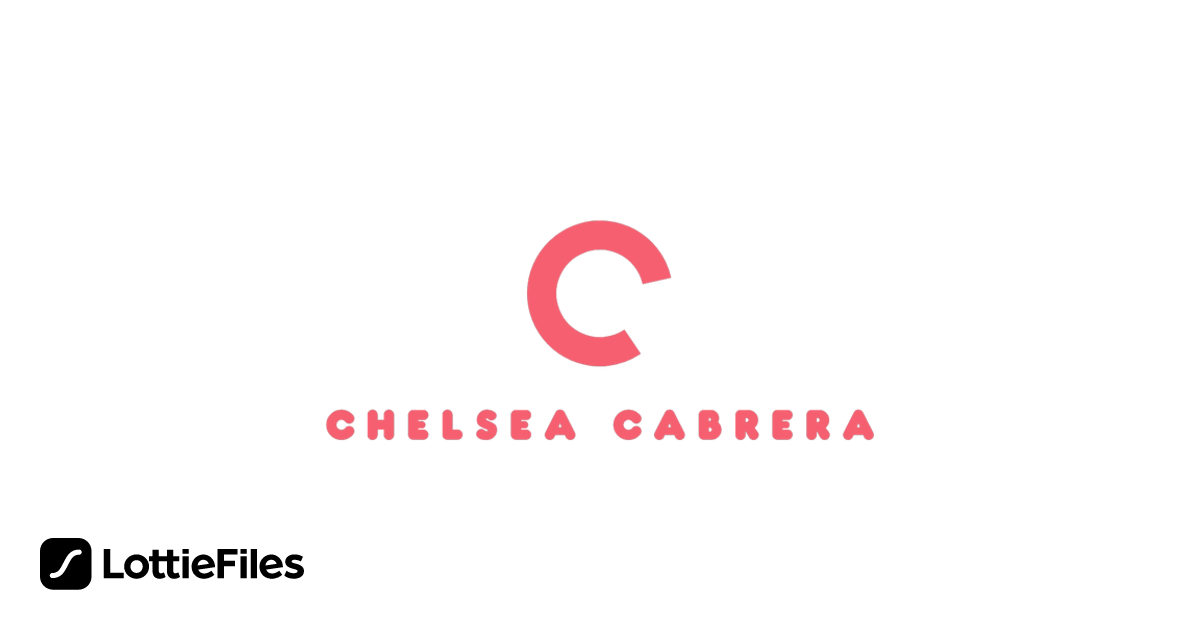 Free Chelsea Cabrera Logo Animation by Chelsea | LottieFiles