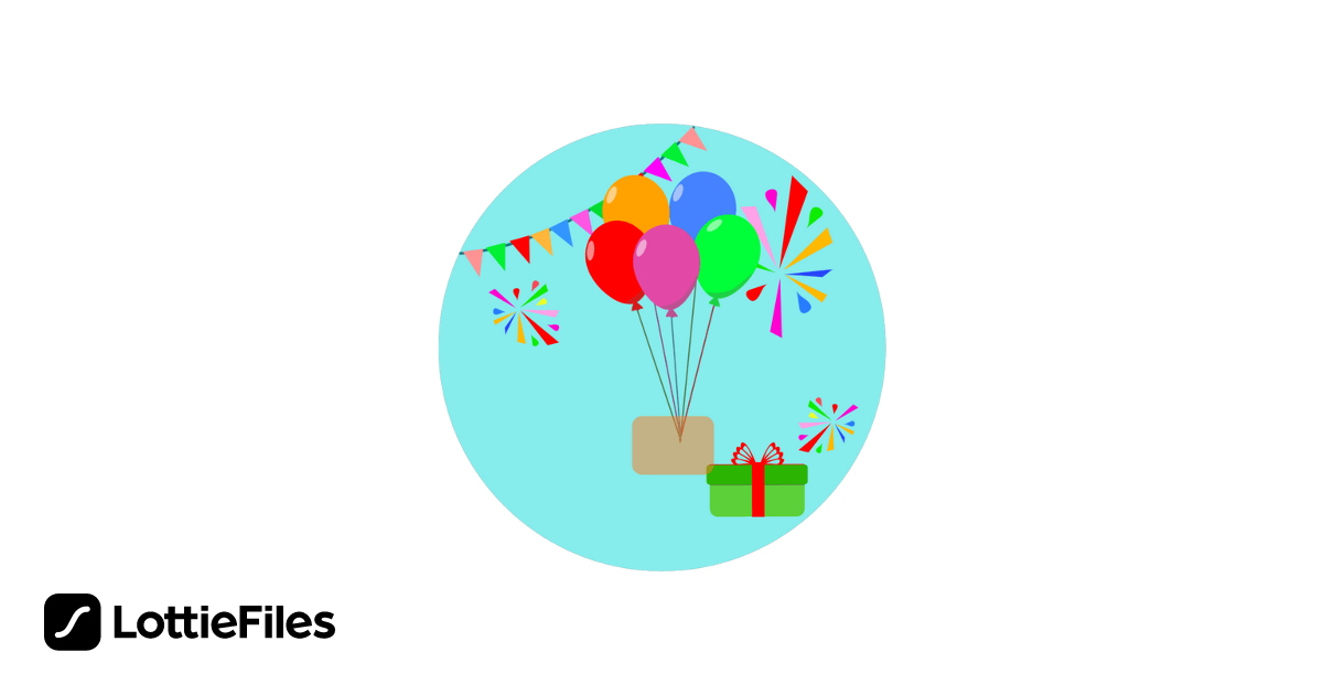 Free Happy Birthday Greeting Animation by Ekaterine | LottieFiles